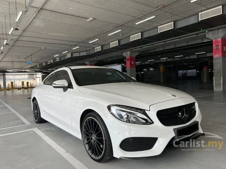 Used 2016 Mercedes-Benz C200 Coupe AMG Line (A) [Local Car, Carbon ...