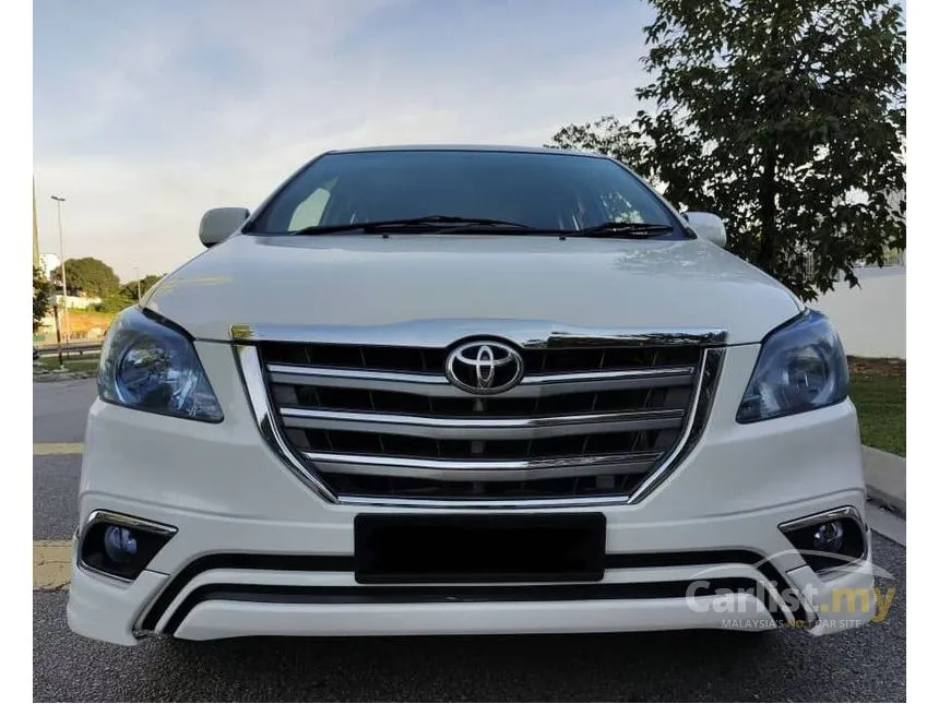 Used 2016 Toyota Innova 2.0 E MPV F/Lon OTR 1CAREFUL OWNER Loan Senang ...