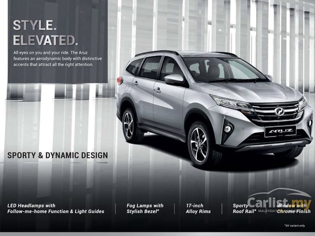New Perodua Aruz White | Carlist.my