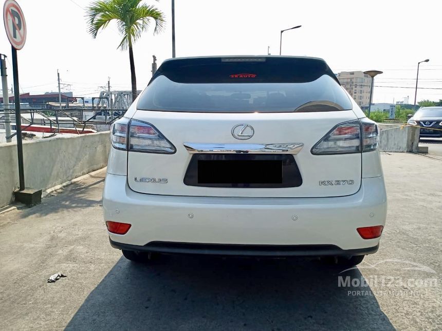 Jual Mobil Lexus RX270 2012 RX270 2.7 di DKI Jakarta Automatic SUV ...