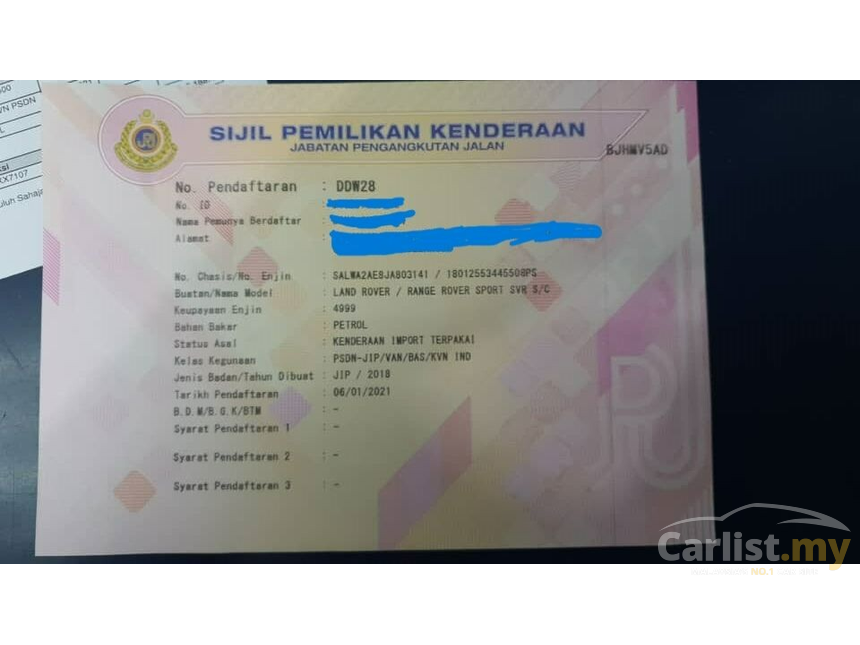 Used 2018 Land Rover RANGE ROVER SPORT SVR 5.0 V8 s/c - FULL Carbon ...