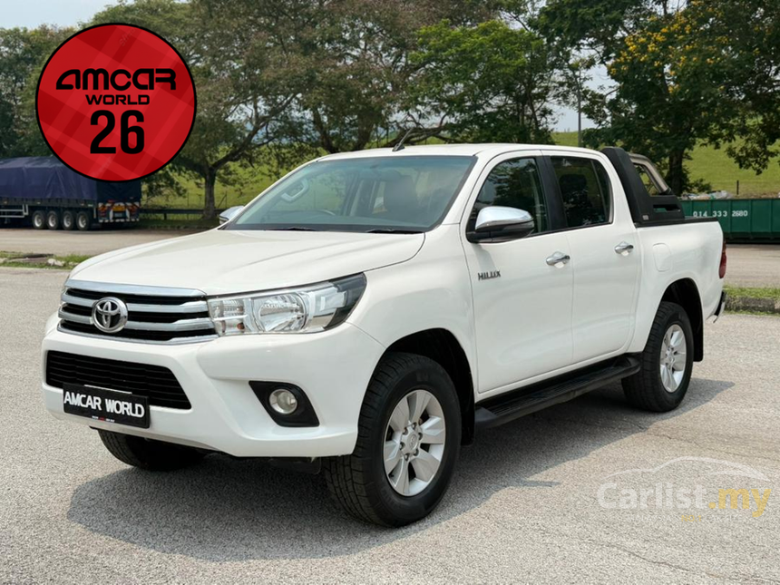Used ORI2017 Toyota Hilux 2.4 G Dual Cab Pickup WITH 1 YEAR WARRANTY ...