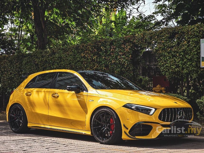 Used 2021 Mercedes-Benz A45 AMG 2.0 S 4MATIC+ Hatchback (Yellow Edition ...