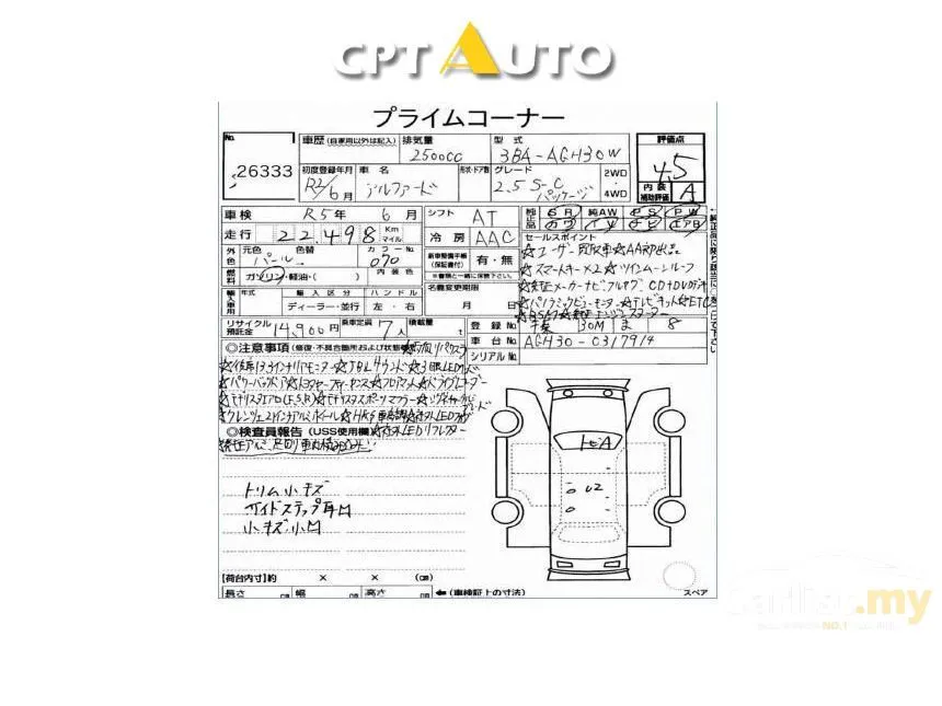 Recon 2020 FULLY LOADED Toyota Alphard 2.5 SC S C / JBL / MODELISTA ...