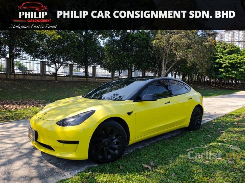 Used 2022 / 2023 TESLA MODEL 3 STANDARD RANGE PLUS (RWD) Sticker ...
