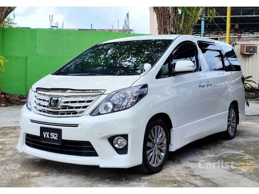 Used 2012 Toyota Alphard 2.4 Type Gold facelift MPV home theater sound ...