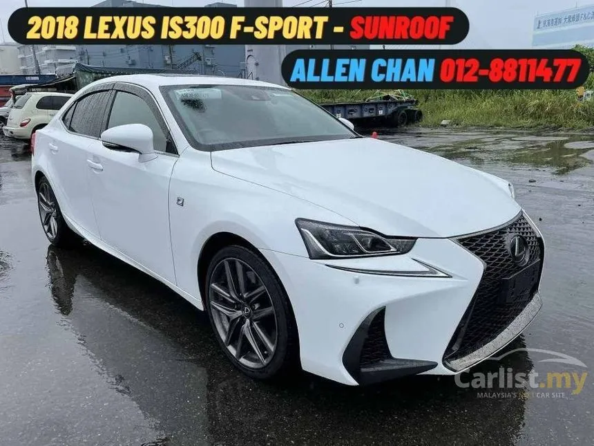 Recon 2018 LEXUS IS300 F-Sport /Sunroof/Tip Top Condition/Red Interior ...