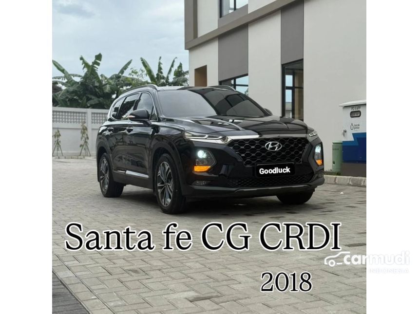Jual Mobil Hyundai Santa Fe 2018 CRDi 2.2 di Banten Automatic SUV Hitam ...