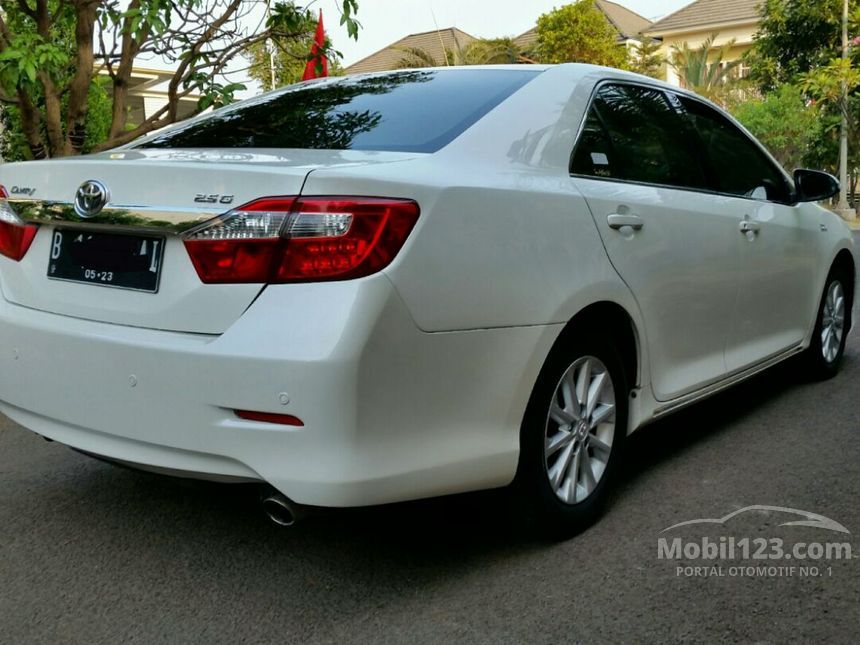 Jual Mobil Toyota Camry 2013 G 2.5 di DKI Jakarta Automatic Sedan Putih ...