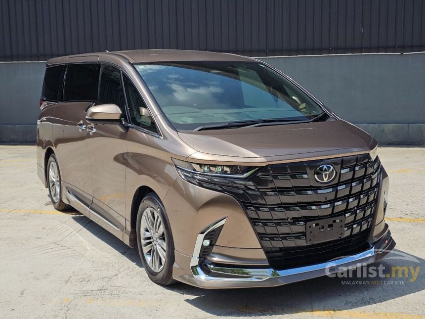 Recon 2023 Toyota Alphard 2.5 Z MPV Bronze Colour Modellista Bodykit ...