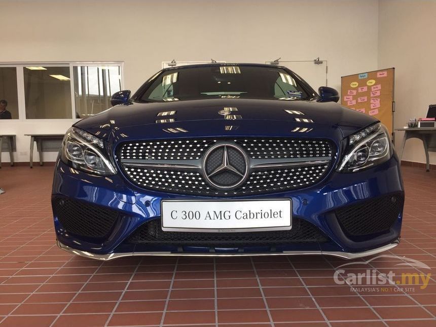 Mercedes-Benz C300 2016 AMG 2.0 in Selangor Automatic Convertible Blue ...