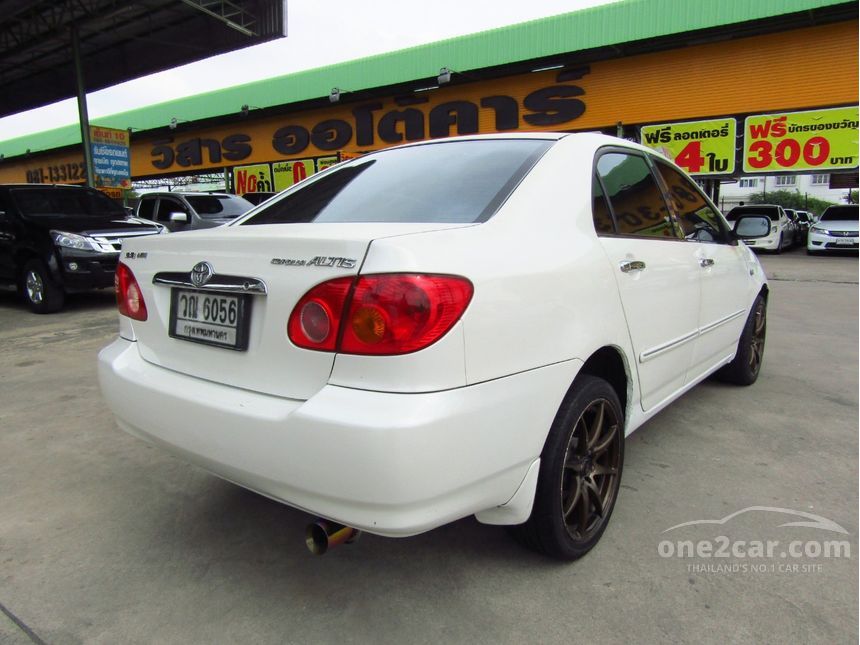 Toyota Corolla Altis 2002 E 1.8 in กรุงเทพและปริมณฑล Automatic Sedan สี ...