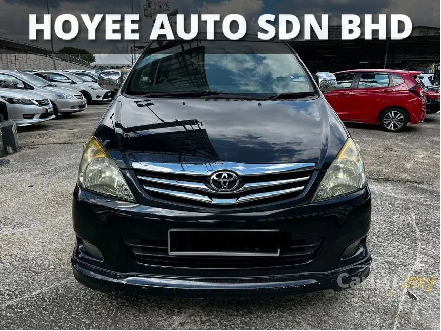 Toyota Innova 2010 G 2.0 in Selangor Automatic MPV Black for RM 31,888 ...