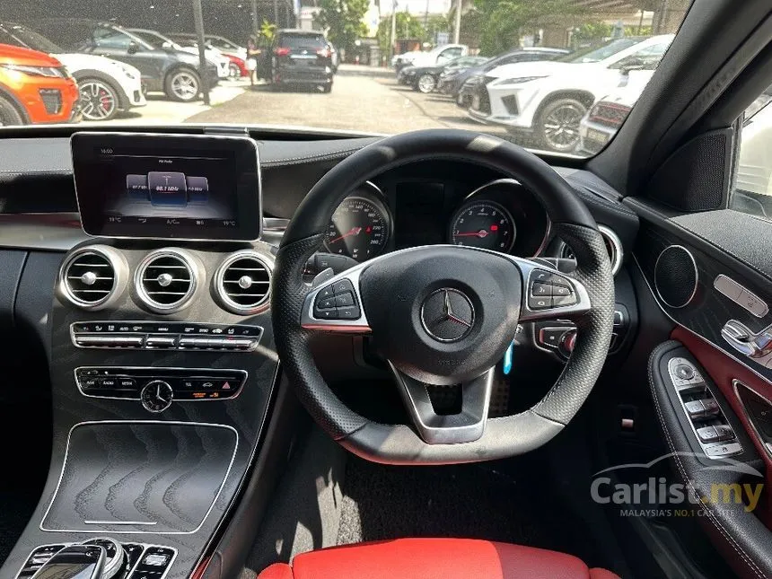 Recon 2018 Mercedes-Benz C200 2.0 AMG SPORT Sedan Red Leather*Power ...