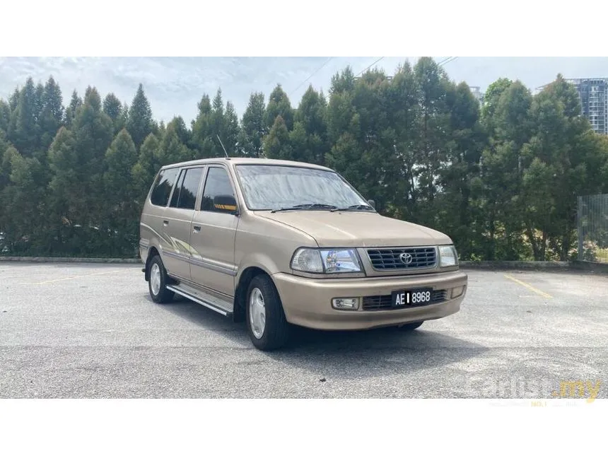 Used 2002 Toyota Unser 1.8 GLi MPV MURAH 7 SEATER, WINDOW VAN MURAH ...