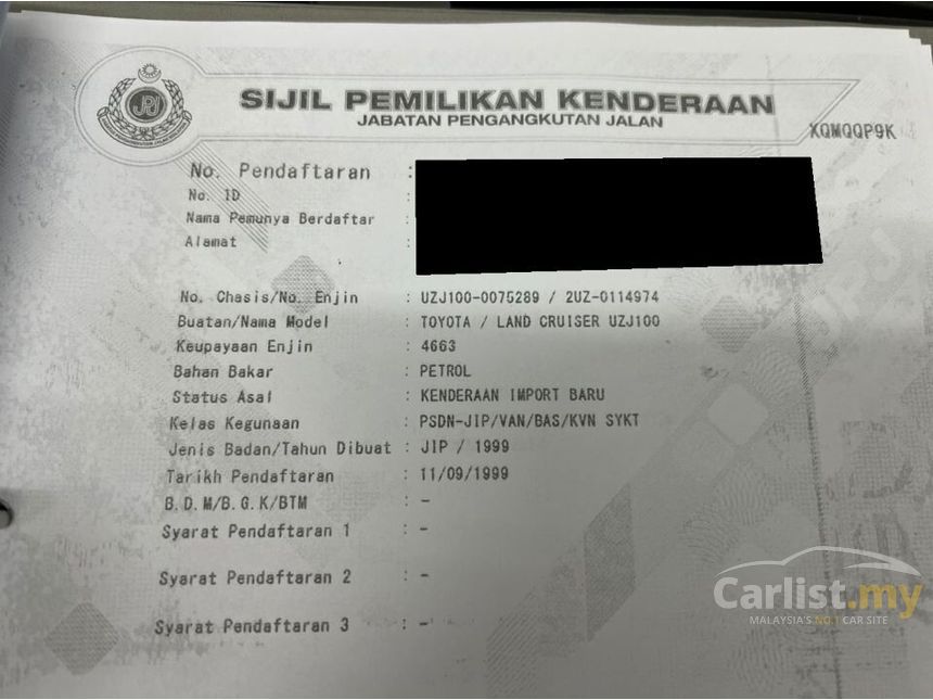 Used Toyota Land Cruiser Cygnus 4.7 SUV LEXUS 470LX V8 HOT LIMITED JUST ...