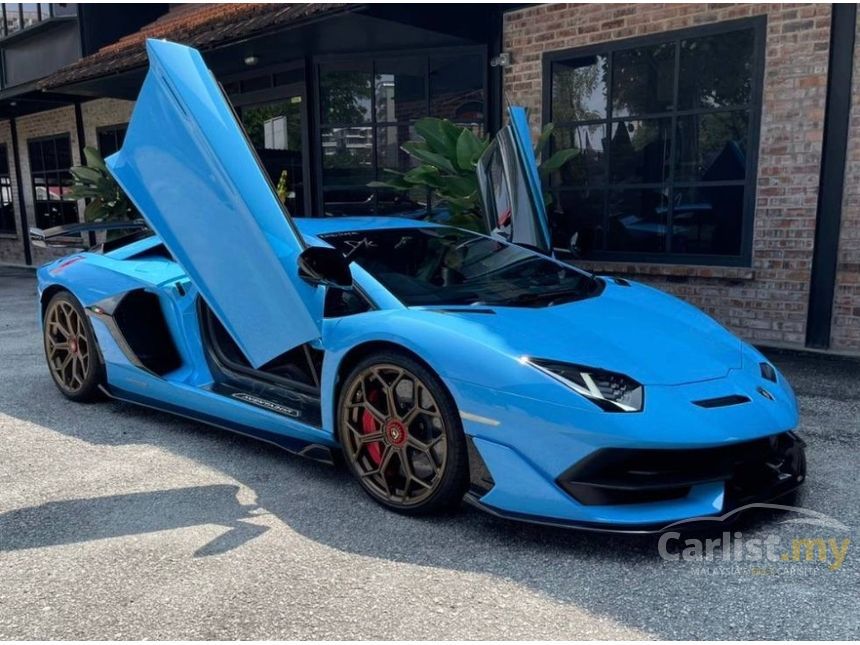 Used 2019 Lamborghini Aventador SVJ LP770-4 6.5L V12 Coupe Nila Blue ...