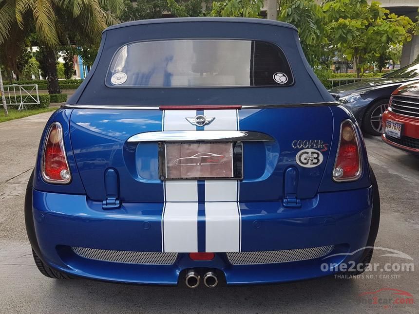 Mini Cooper 2008 R52 Convertible S Sidewalk 1.6 เกียร์อัตโนมัติ สีน้ำ ...