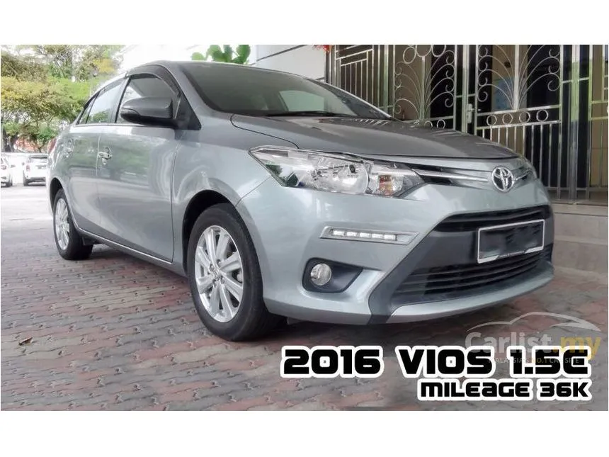 Used 2016 Toyota Vios 1.5E Spec Super Low Mil only 36K - Carlist.my