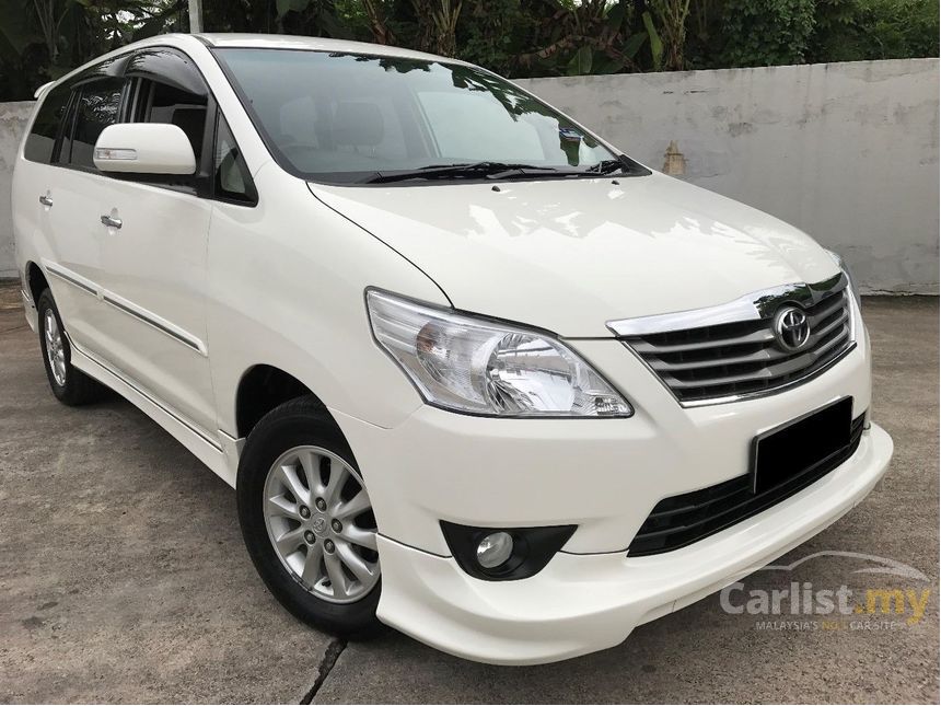 Toyota Innova 2014 G 2.0 in Johor Automatic MPV White for RM 75,800 ...