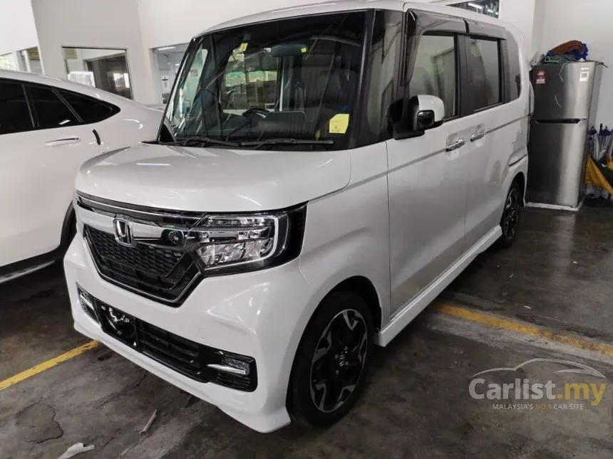 Recon 2018 Honda N-Box Custom GL Turbo ( BLACK INTERIOR 15 SPORT RIM DVD R/C PADDLE SHIFT PRE ...