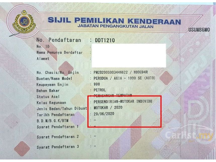 Used 2020 Perodua Axia 1.0 SE PROMO SIAP OTR # TRACTION CONTROL # SUPER ...