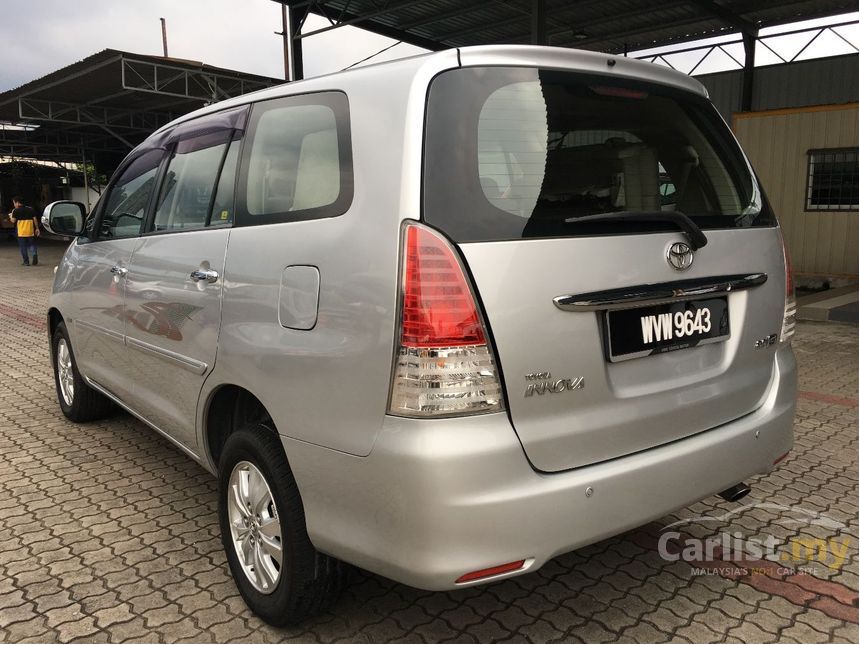 Toyota Innova 2011 G 2.0 in Selangor Automatic MPV Silver for RM 51,777 ...