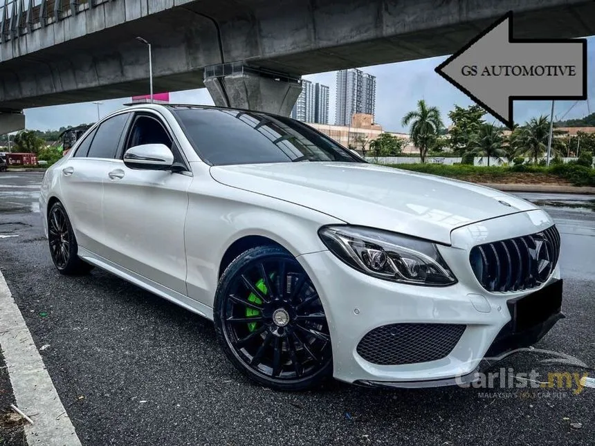 Used 2016 Mercedes-Benz C300 2.0 AMG Line Sedan, PANROOF, BURMESTER ...