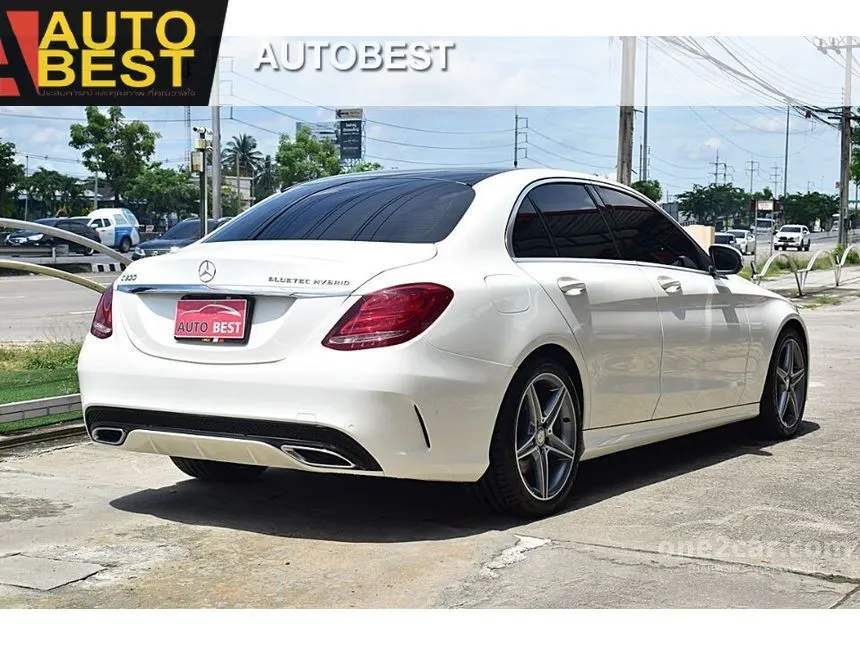 2018 Mercedes-Benz C300 2.1 W205 (ปี 14-19) Blue TEC HYBRID AMG Dynamic ...