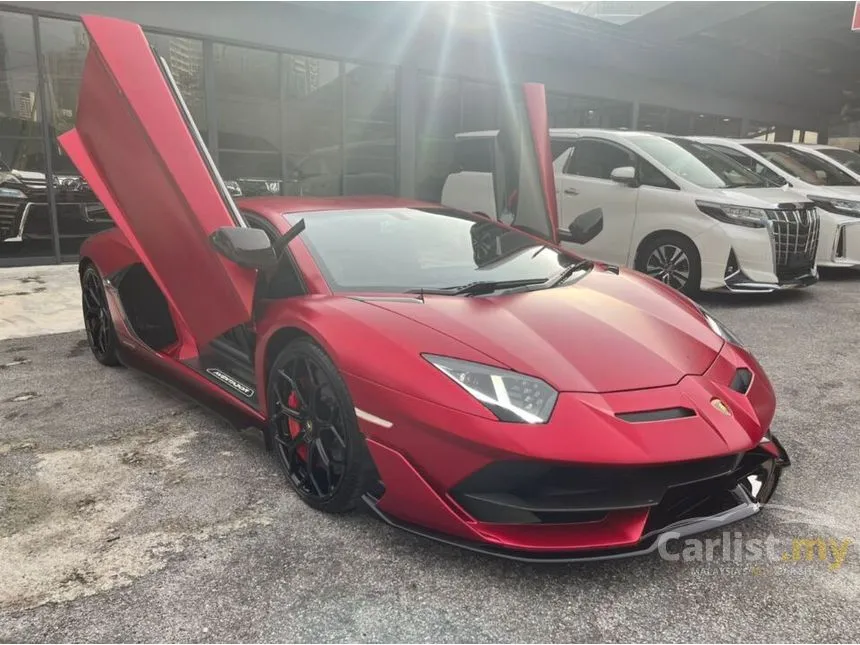 Recon ORIGINAL MATTE RED / 2019 Lamborghini Aventador 6.5 SVJ Coupe ...