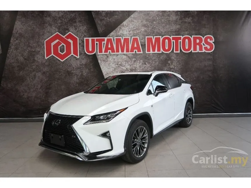 Recon MERDEKA SALES 2018 LEXUS RX300 2.0 F SPORT UNREG SR PRECRASH ...