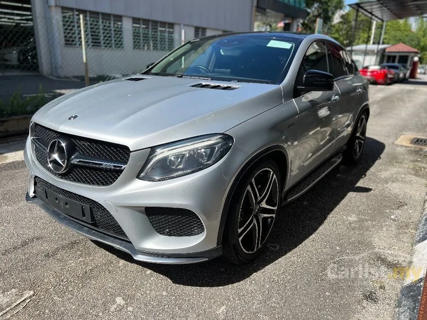 Recon 2018 Mercedes-Benz GLE43 3.0 AMG Coupe (Silver, 360 Surround Cam ...