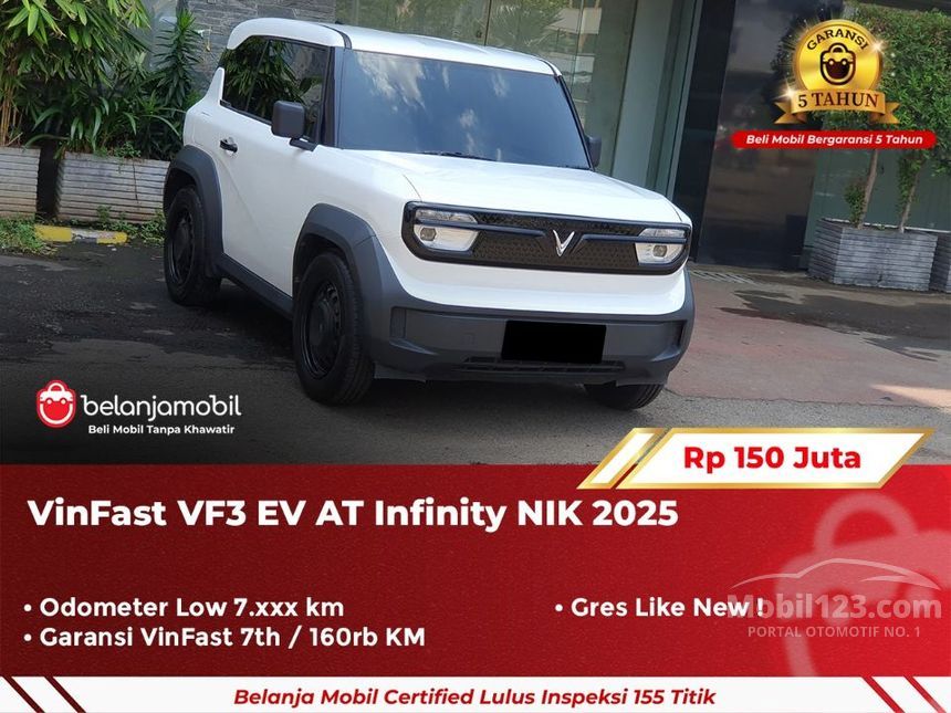 Jual Mobil Vinfast VF 3 2025 di Jawa Barat Automatic SUV Putih Rp 150.000.000 - 18143818 ...