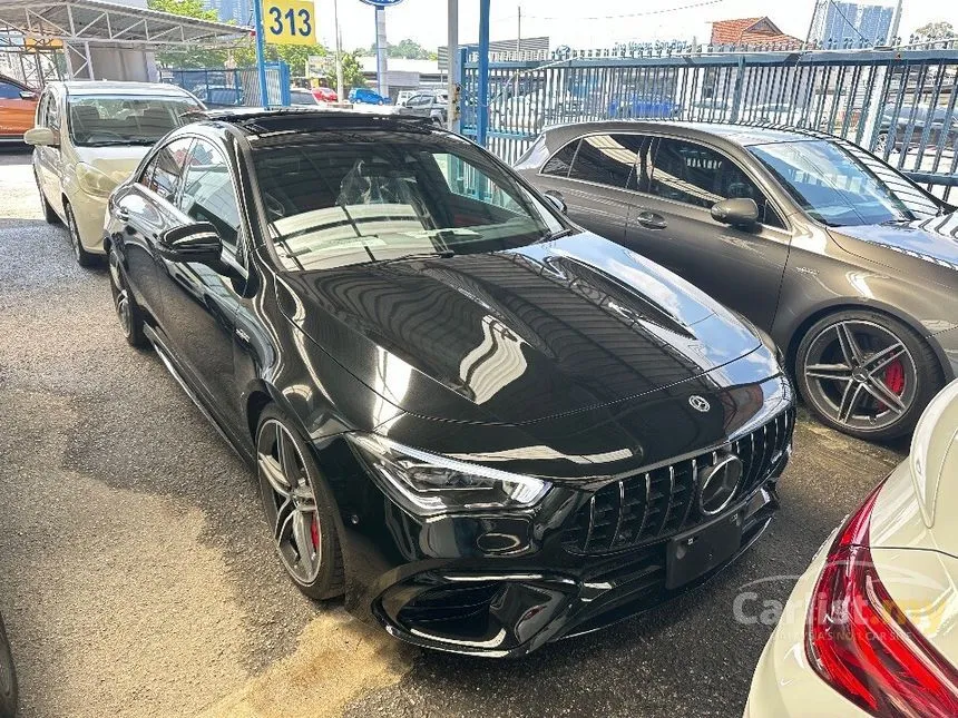 Recon 2020 Mercedes-Benz CLA45S AMG 2.0 COUPE RED BLACK INTERIOR 12K KM ...