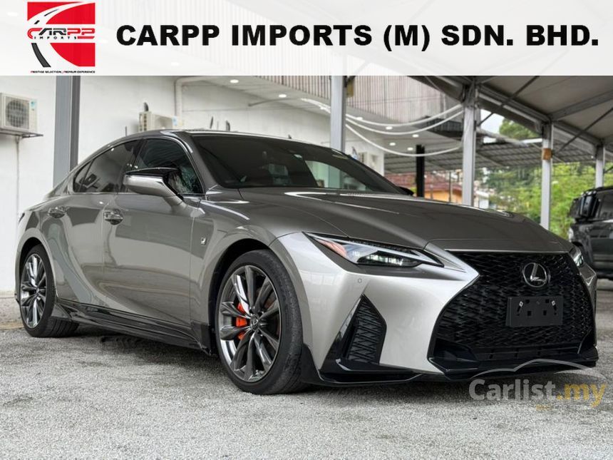 Recon 2022 Lexus IS 300 2.0 F Sport (A) - Grade 5A TITANIUM COLOUR Red ...