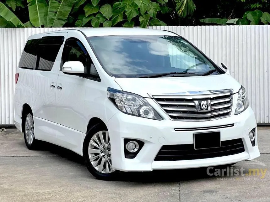 Used OTR HARGA 2013 Toyota Alphard 2.4 G 240S MPV 7 SEATER PILOT SEAT ...