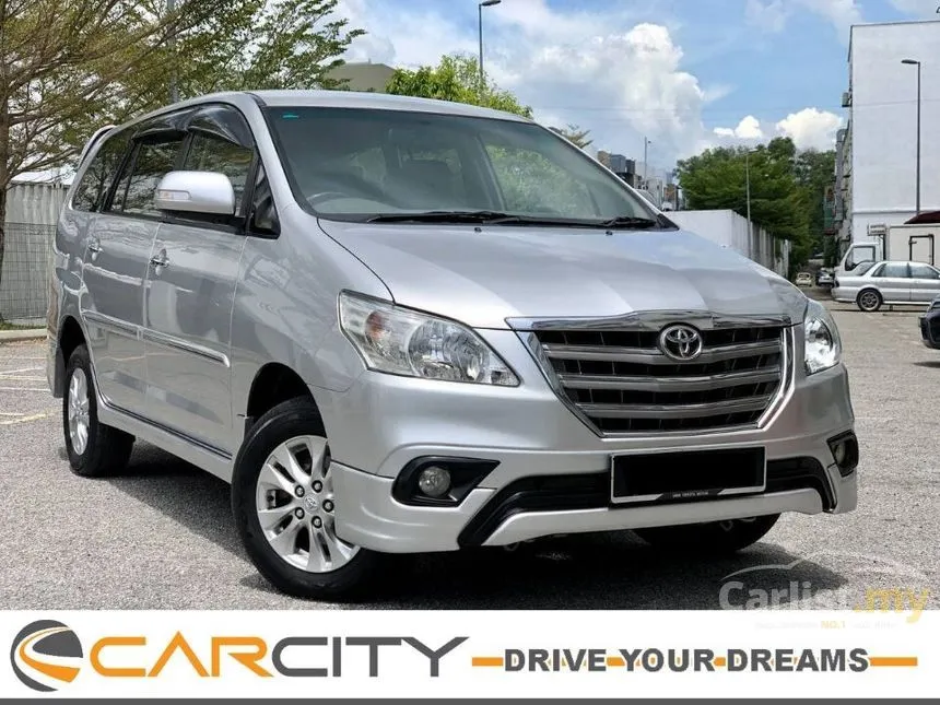 Used 2015 Toyota Innova 2.0 G MPV FACELIFT WOOD INTERIOR LOW MILEAGE DIGITAL AIRCOND PANEL ...