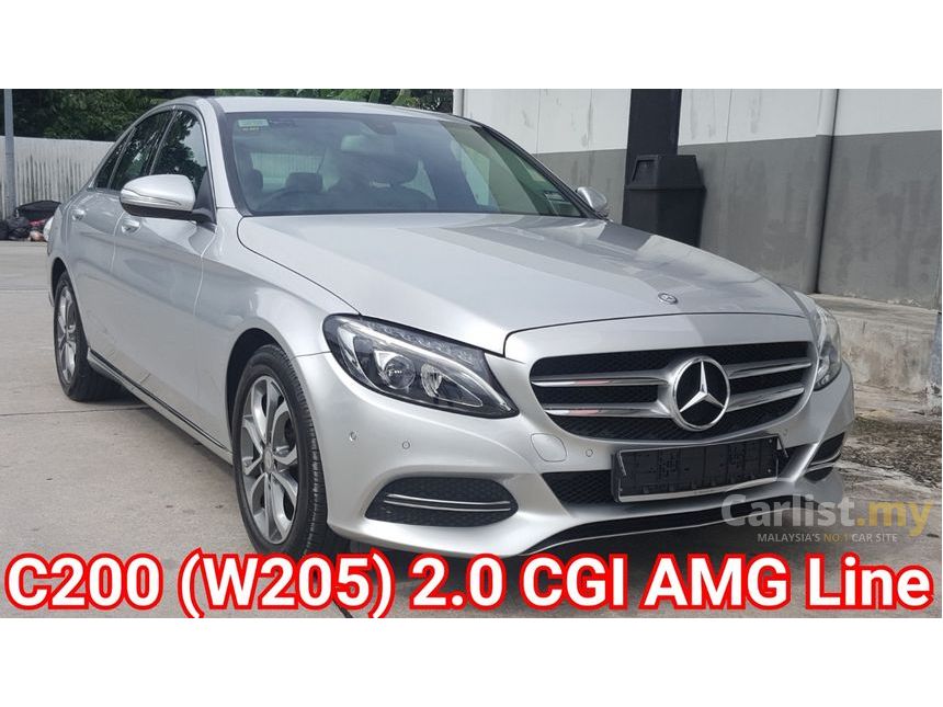 Mercedes-Benz C200 2016 AMG 2.0 in Kuala Lumpur Automatic Sedan Silver ...