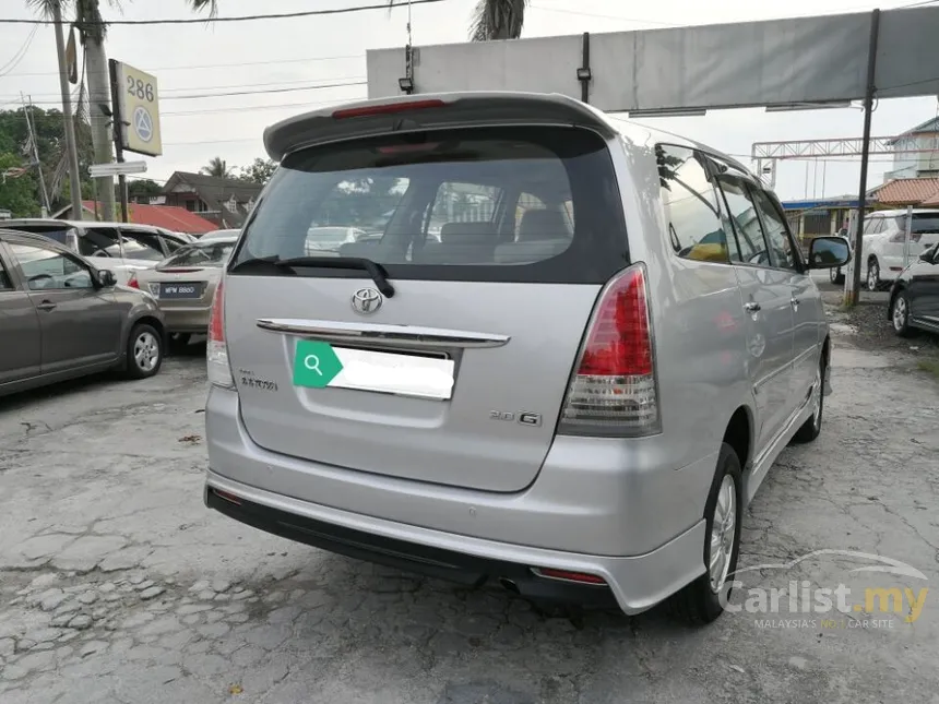 Jual Kereta Toyota Innova 2010 G 2.0 di Selangor Automatik MPV Silver ...