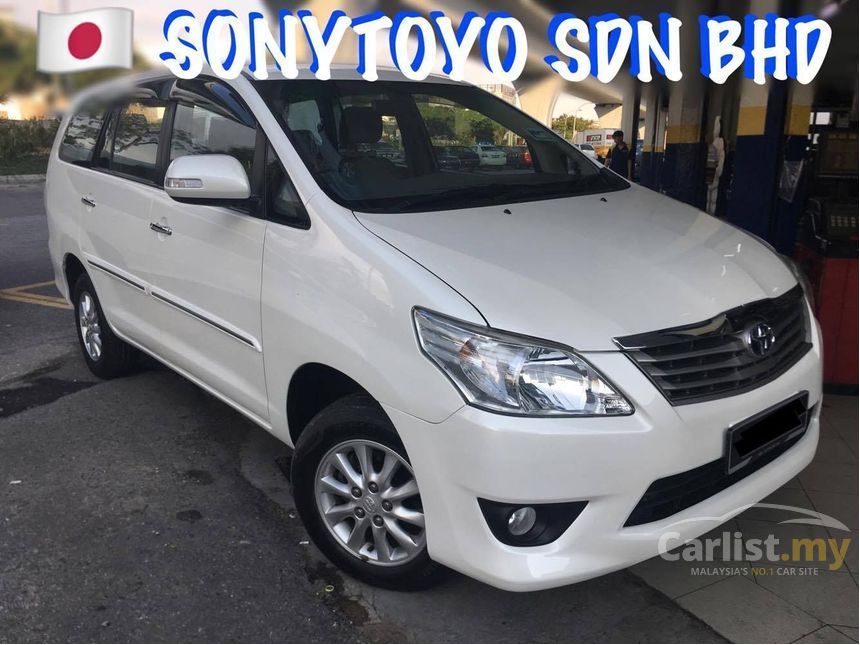 Toyota Innova 2014 G 2.0 in Kuala Lumpur Automatic MPV White for RM ...