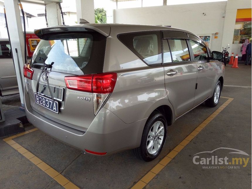 Toyota Innova 2017 G 2.0 in Putrajaya Automatic MPV Silver for RM ...