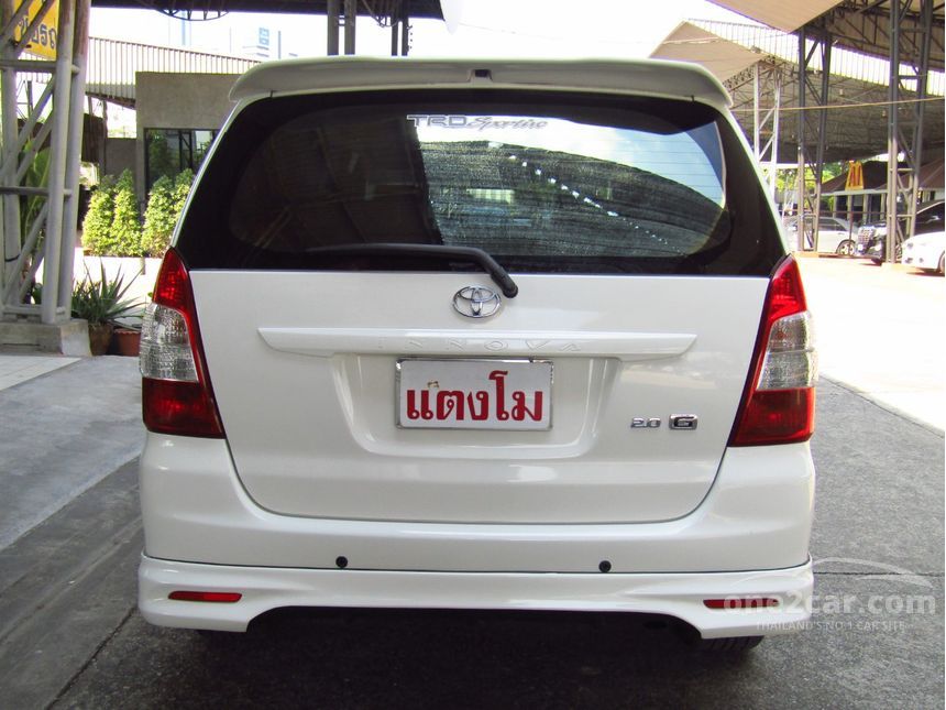 Toyota Innova 2013 G 2.0 in กรุงเทพและปริมณฑล Automatic Wagon สีขาว for ...