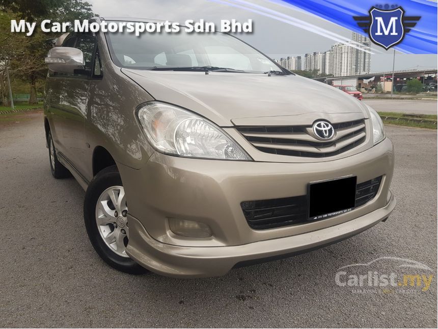 Toyota Innova 2011 E 2.0 in Kuala Lumpur Automatic MPV Gold for RM ...
