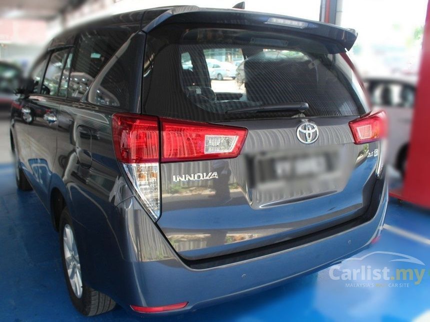 Toyota Innova 2017 G 2.0 in Selangor Automatic MPV Grey for RM 116,834 ...
