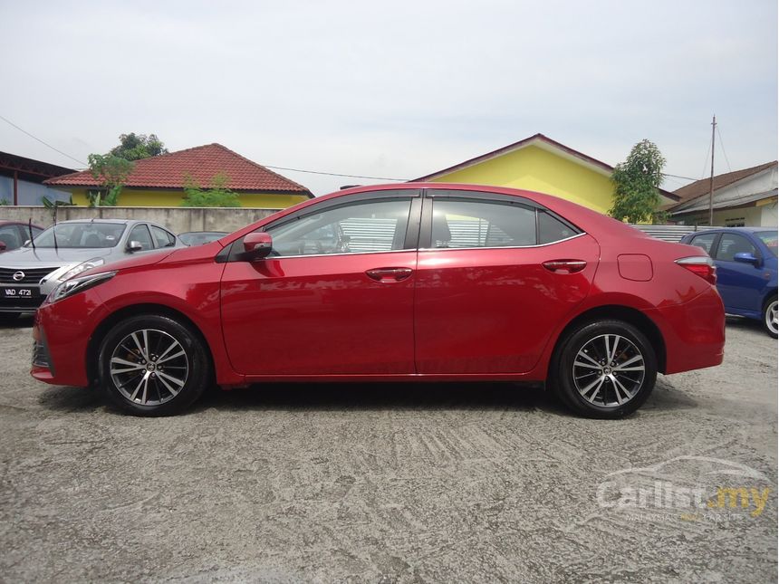 Toyota Corolla Altis 2017 G 1.8 in Selangor Automatic Sedan Red for RM ...