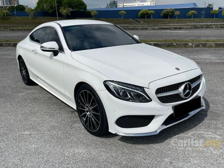 Used 2017 Mercedes-Benz C250 2.0 AMG Line Coupe LOCAL SPEC RED INTERIOR ...
