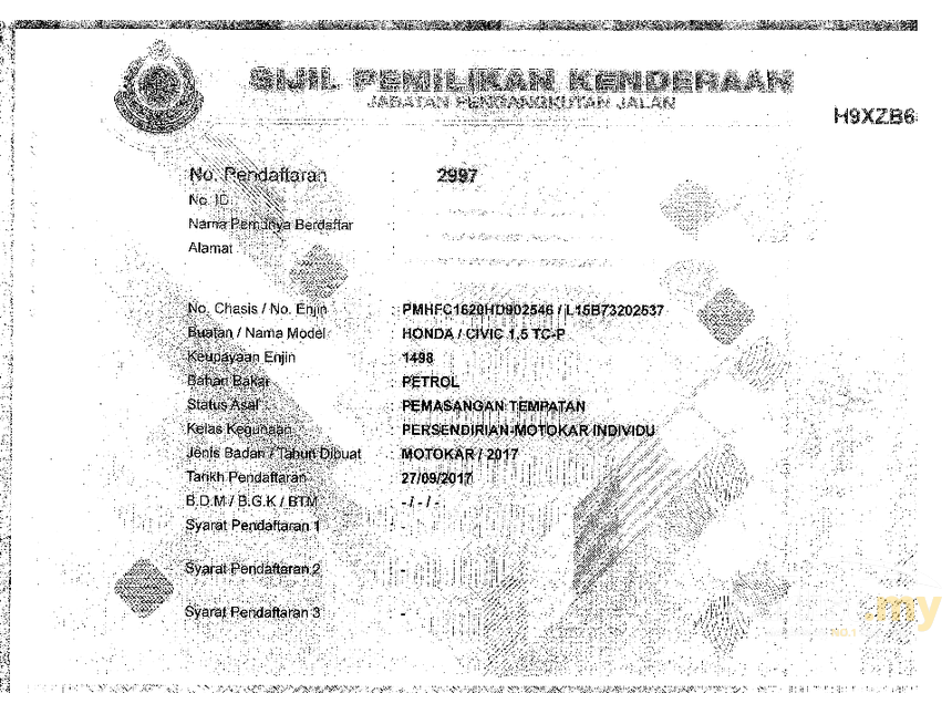 Used ORI-2017 Honda Civic 1.5 TC-P F/Service 67k-Mileage Only - Carlist.my