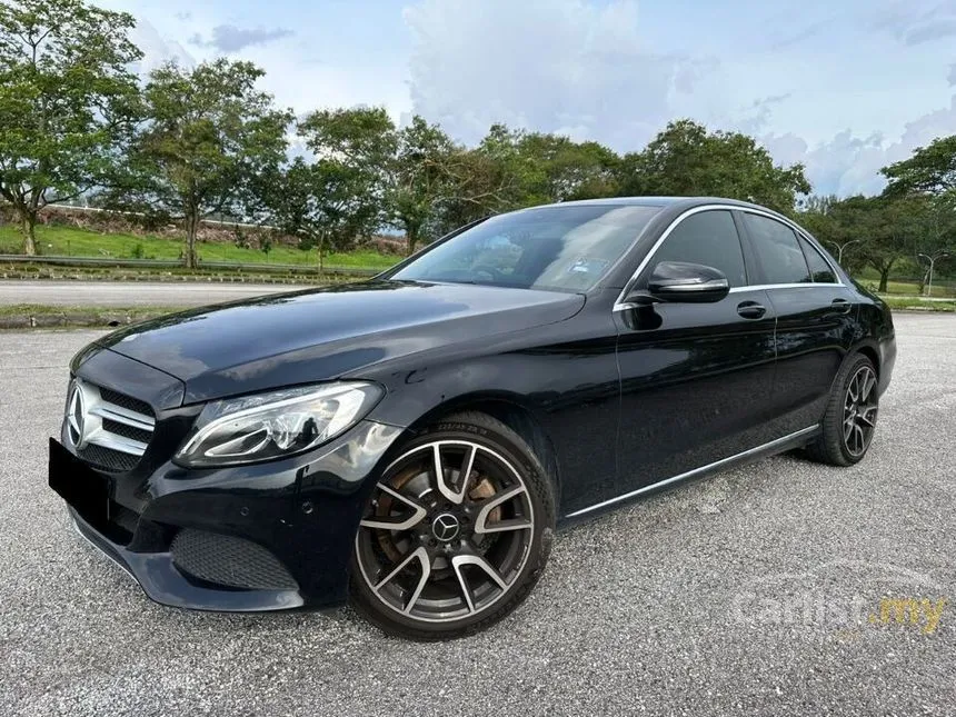 Used 2016 Mercedes-Benz C180 1.6 Avantgarde (A) Electric Seat Black ...