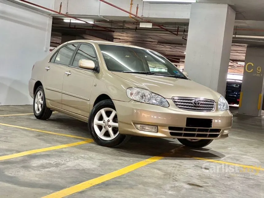 Used 2002 Toyota Corolla Altis 1.8 G SEDAN FULL SPEC NO NEED REPAIR, CHINESE OWNER, TIPTOP ...