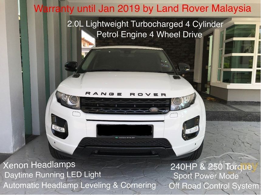 Terpakai Land Rover Range Rover Evoque Black & White Limited Edition ...